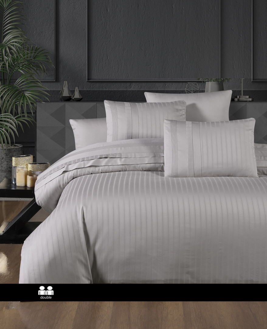 Постільна білизна First Choice Satin Deluxe Євро - New Trend Raindrops ...