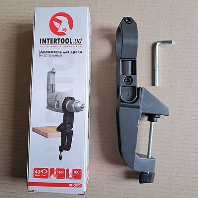 Держатель для дрели шарнирный Intertool 43мм x 360°(131380152), цена: 459 ₴, купить на Prom.ua
