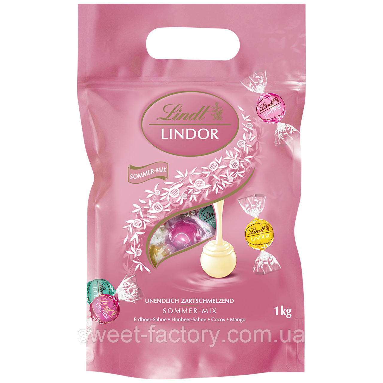 Lindt Lindor Kugeln Sommer-Mix 1000g — Купити Недорого на Bigl.ua ...