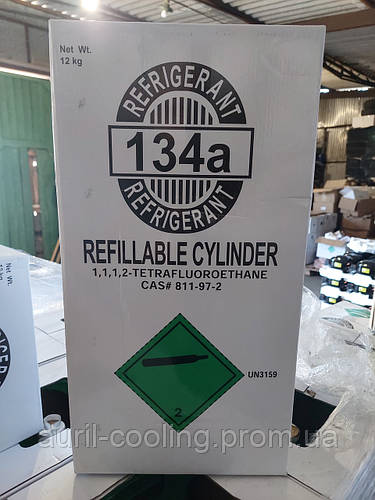 Фреон R-134a 12кг (В многоразовом баллоне. евро стандарт) (ID ...