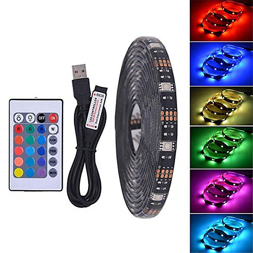 Купить Светодиодная лента USB для подсветки телевизора 5050 RGB 2 м с ...