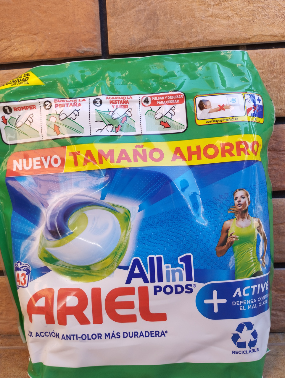 Капсули для Прання Ariel All In 1 Activ Odor Defense 43 Шт. — в ...