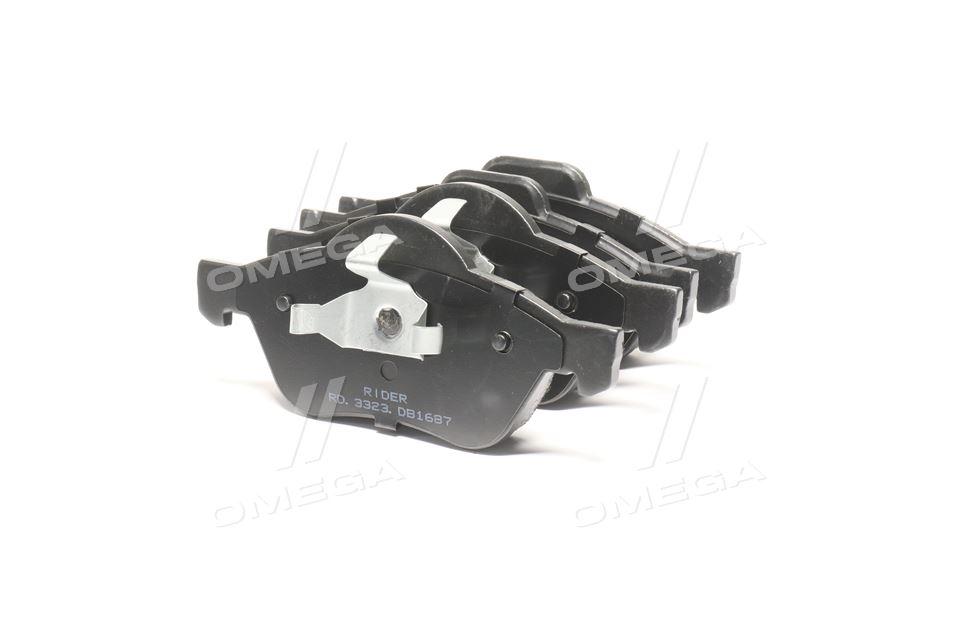 Колодка торм. диск. RENAULT MEGANE 02-09, передн. (RIDER) RD.3323 ...