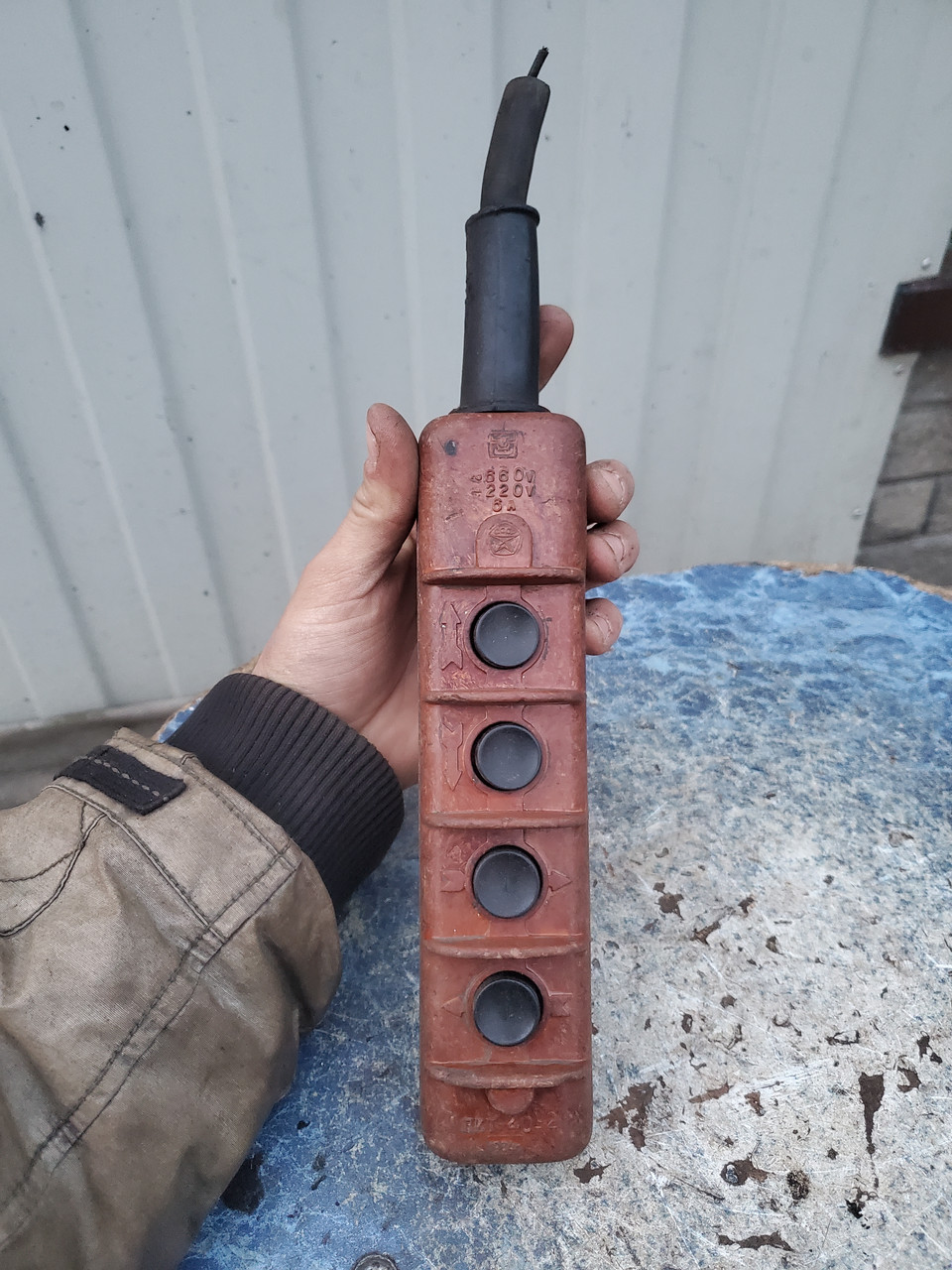 Купити Пульт тельфера кран балки пульт керування 4 кнопки пульт ПКТ-40 ...