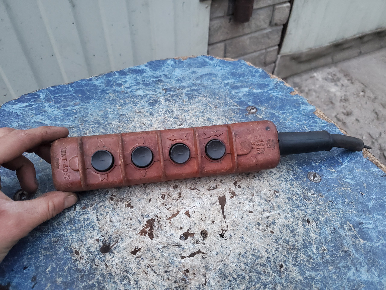 Купити Пульт тельфера кран балки пульт керування 4 кнопки пульт ПКТ-40 ...