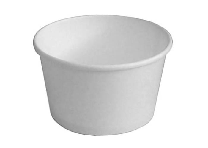 Контейнер для мороженого Turkey білий 230мл d9 см бумажное (011507/50 ...