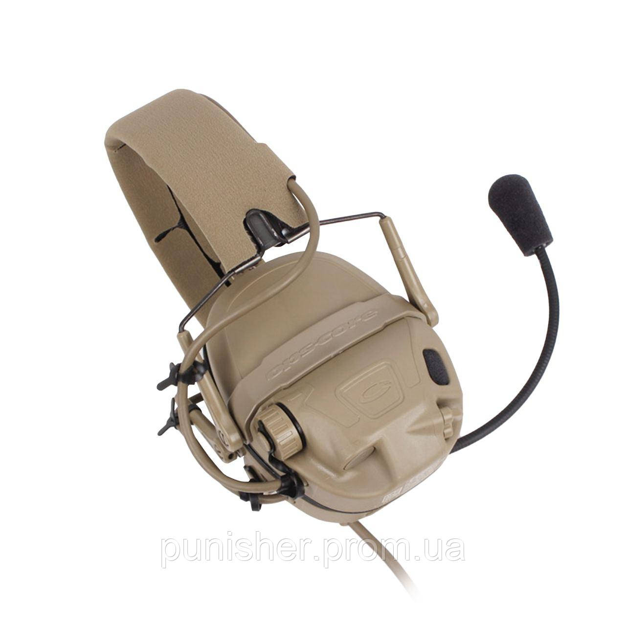 Купить Гарнитура Ops Core Amp Communication Headset Fixed Downlead Tan