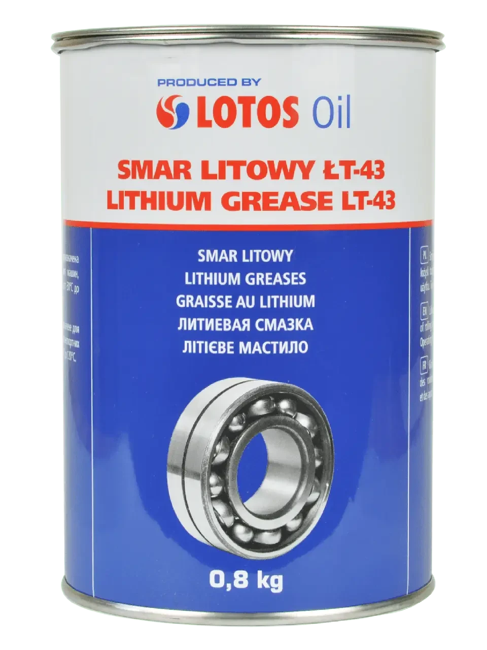 Купить Смазка пластичная литиевая LT-43 Lotos Lithium 0,8 кг, цена 360 ...