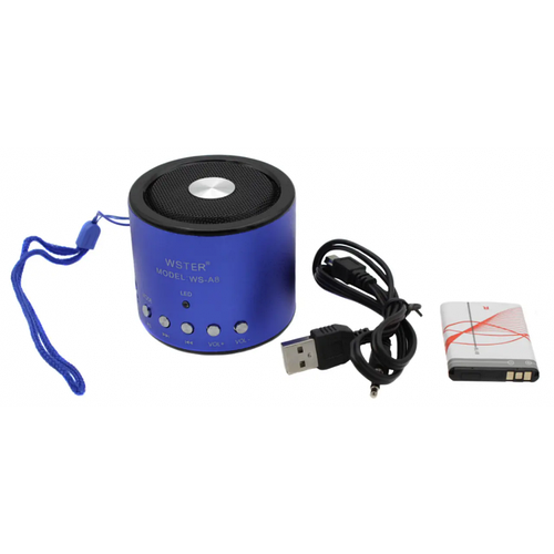 Купить Колонка музыкальная мини (1 динамик) MP3 + USB + FM WSTER WS-A8 ...