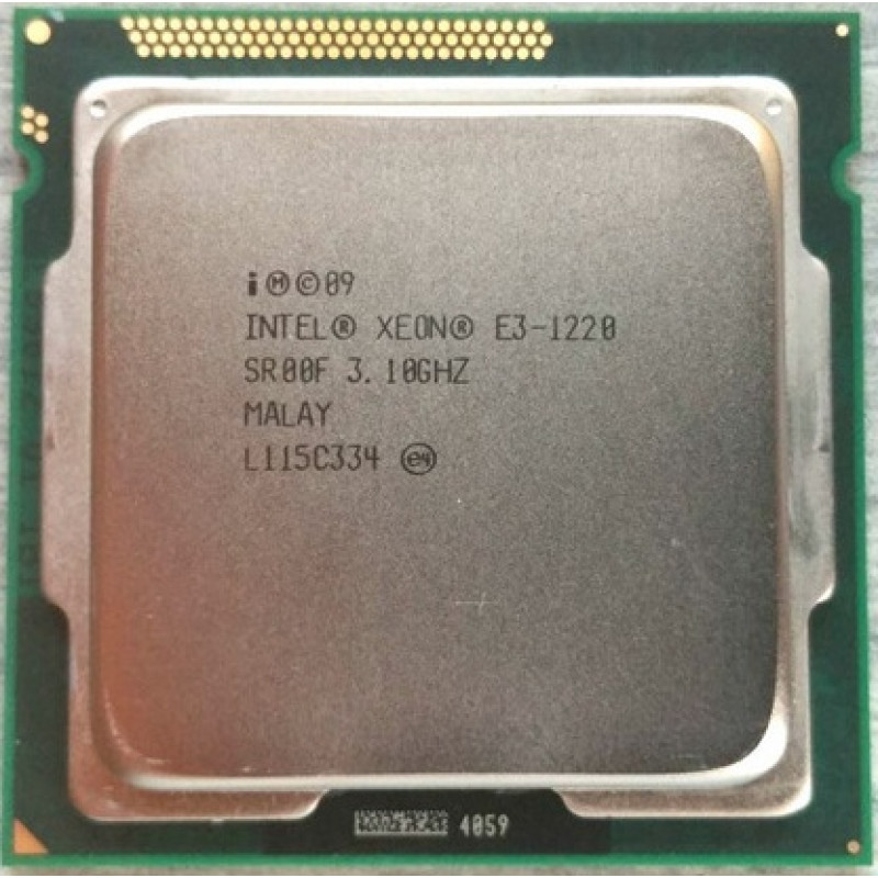 Процессор Intel Xeon e3-1220 3.1-3.4 GHz, LGA1155 80W (Core i5-2400) Б ...