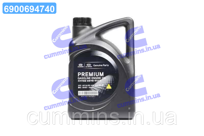 Купити Олива моторна Mobis Premium Gasoline 5W-20 API SL, ILSAC GF-3 ...