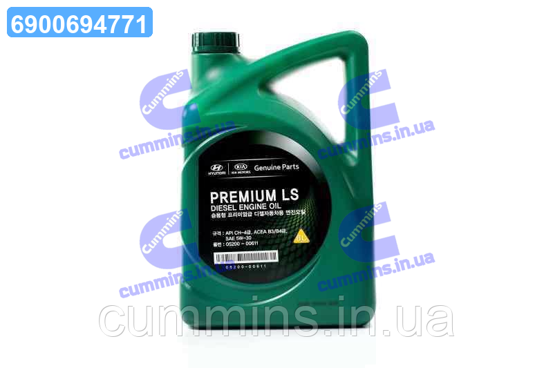 Купить Масло моторн. Mobis Premium LS Diesel 5W-30 API CH-4, ACEA A3/B4 ...