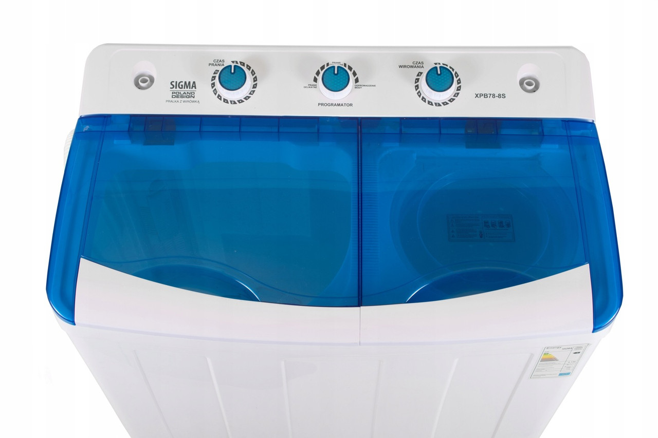 Маленькая стиральная машина 8 кг Sigma XPB78-8S вертикальная с ...