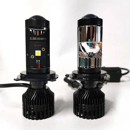 Купить Лампы BI-LED мини-линзы Y10 "H4 MINI LED LENS"(70Вт, 16000Лм, 6000К, 9-36v, Цоколь H4 ...