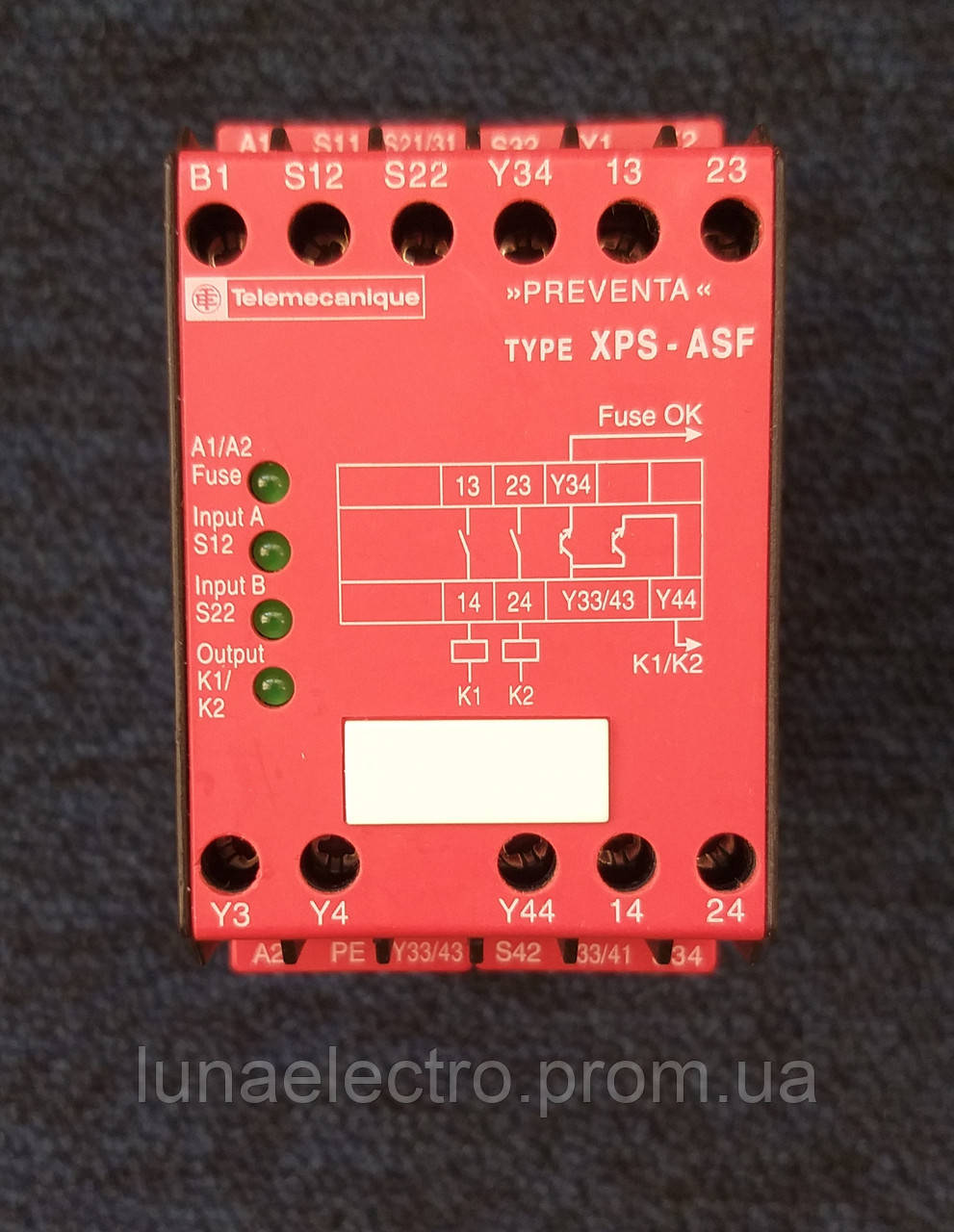 Реле безопасности Telemecanique (Schneider Electric) серии XPS-ASF 3442 ...