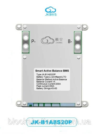 BMS Jikong JK-B1A8S20P, 3S-8S, Li-Ion/LFP/LTO, 200A, 1A balancer, Bluetooth (ID#1835919953 ...
