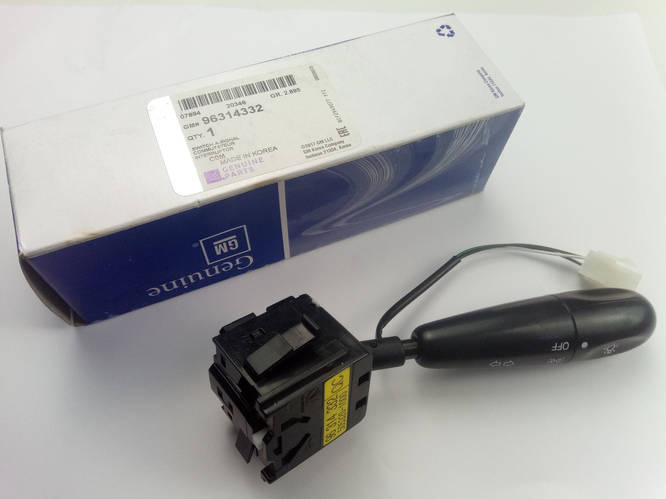 Рычаг (на тубус) переключения поворотов Matiz, "GM" (96314332) (ID ...