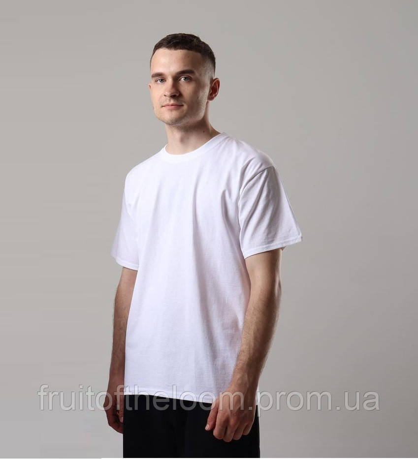 Белая Футболка Fruit of the loom Valueweight классическая 61036-30 ...