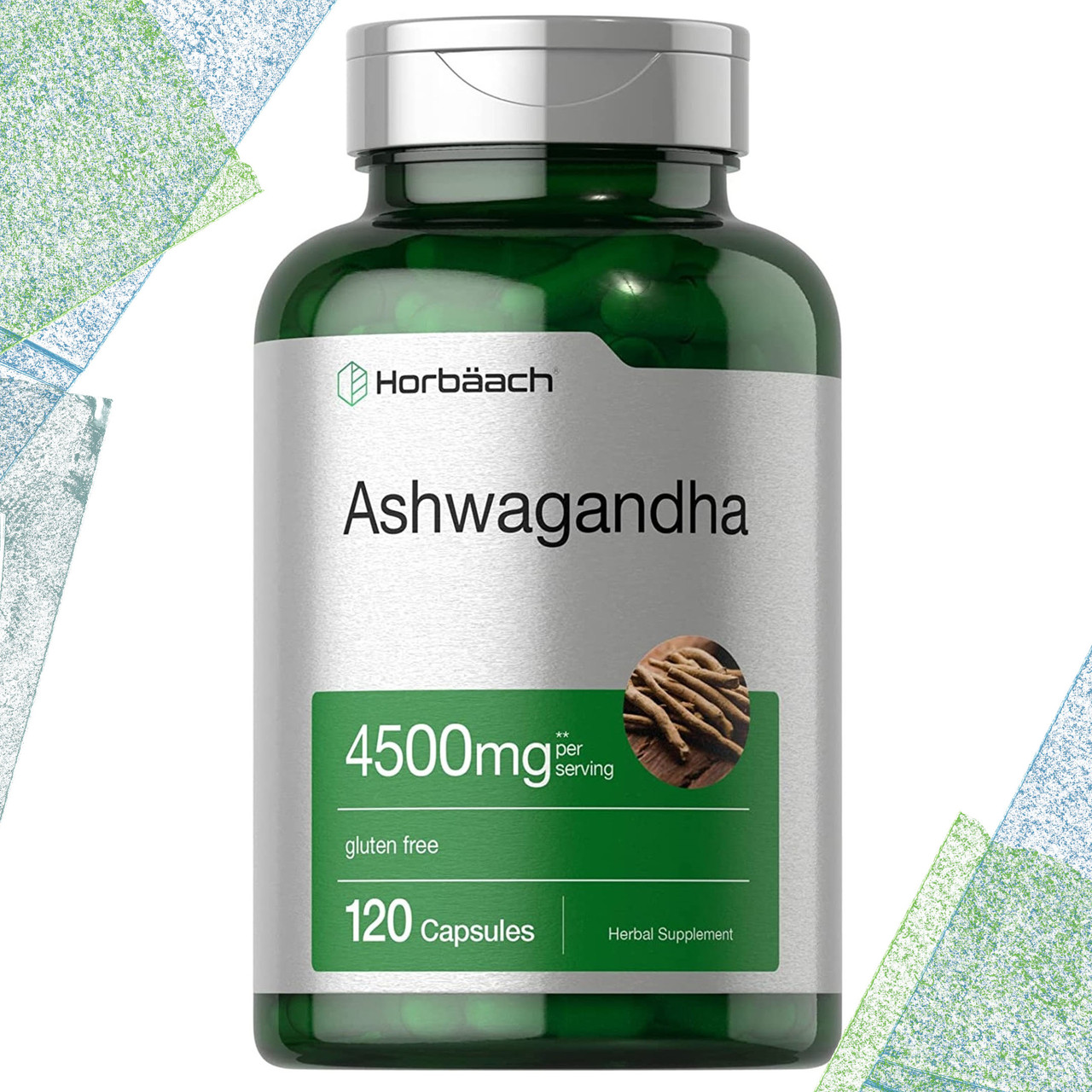 Ашваганда Horbaach Ashwagandha 4500 мг на порцию 120 капсул (ID ...