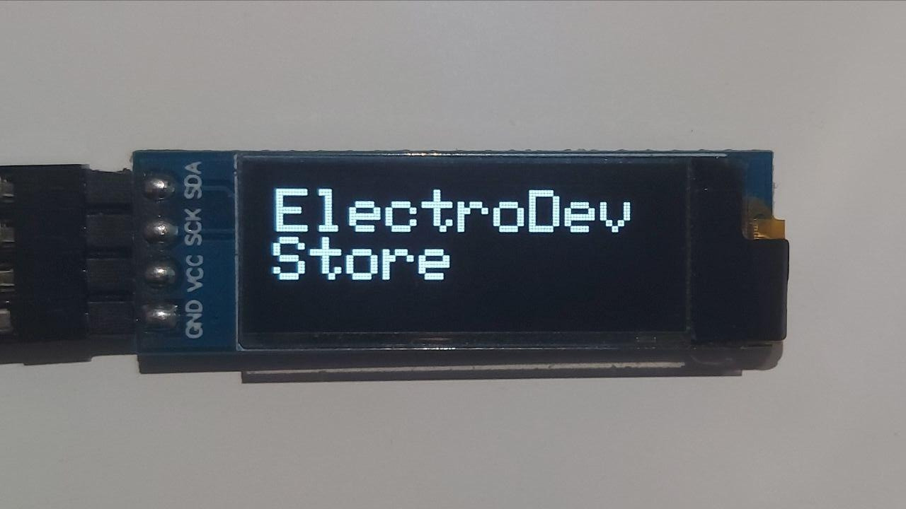 Купити Oled I2C display 128x32 0.91inch White, ціна 90 ₴ - Prom.ua (ID ...