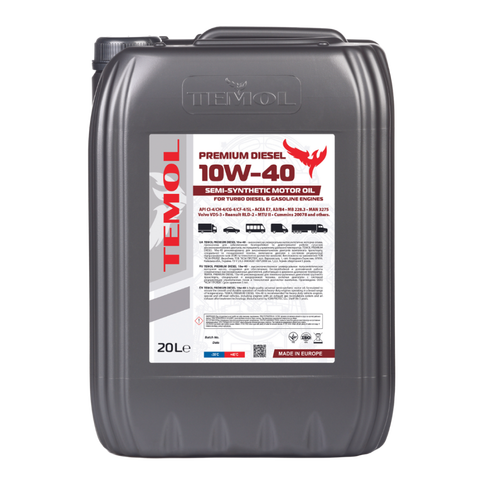 Моторное масло КСМ TEMOL Premium Diesel 10W40 20л API CI-4/SL (ID ...