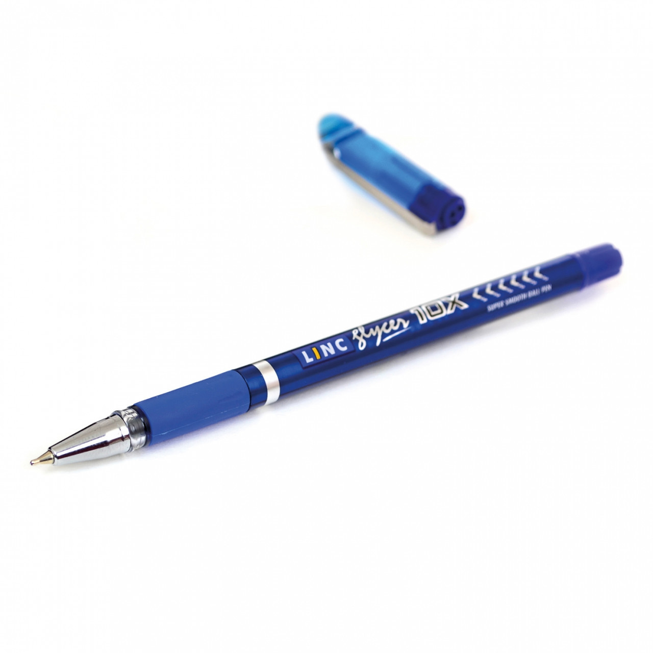 Ручка Linc шариковая, 0,7 мм., масляна, Синя, Glyser (410971) (ID ...