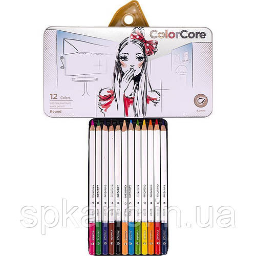 Купити Олівці MARCO ColorCore No3130-12TN-B * Дівчина * набір 12 ...
