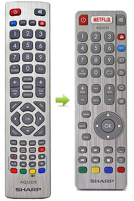 Пульт для телевизора sharp aquos - купить недорого, Prom.ua: цены ...
