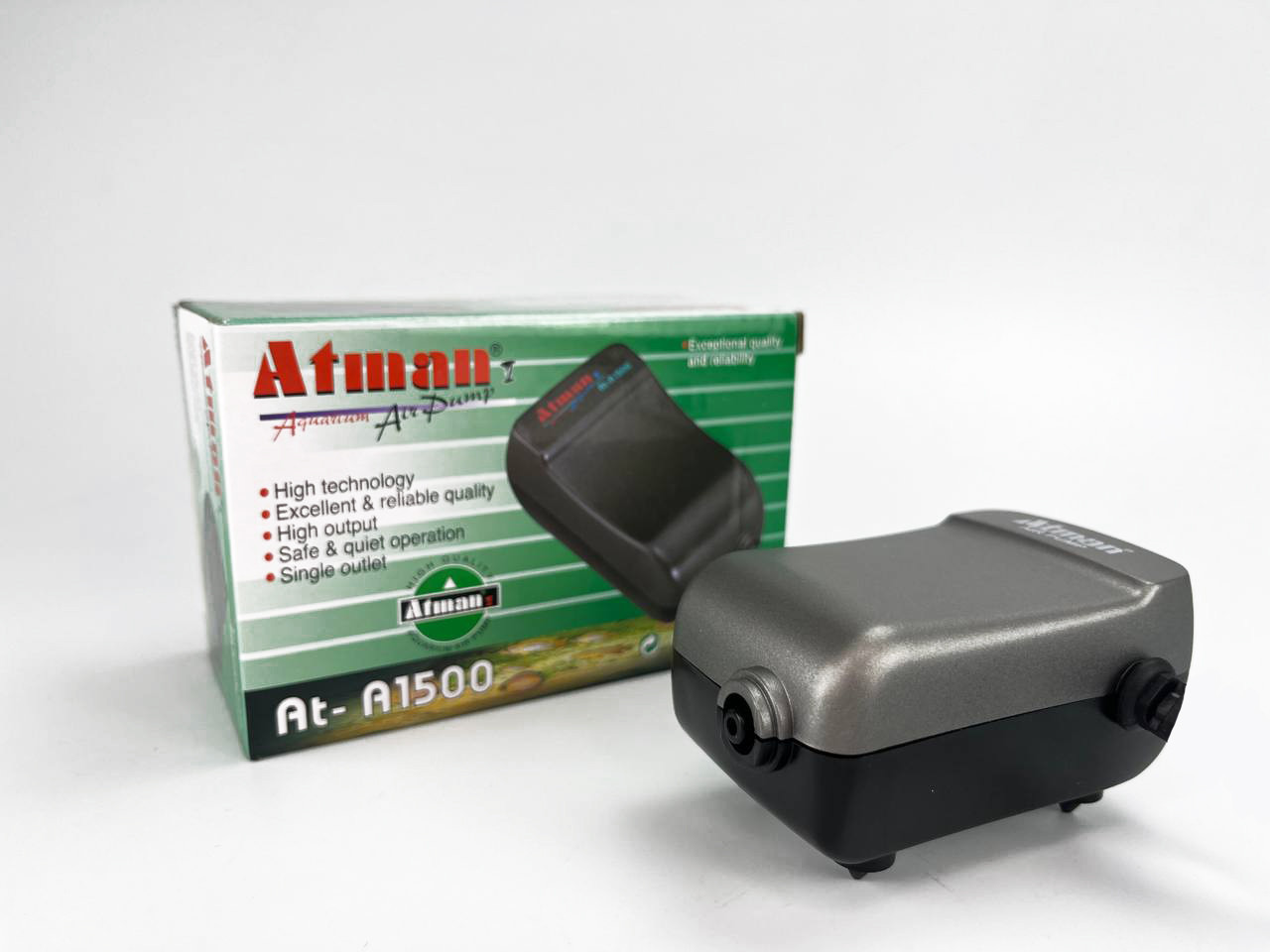 Atman AT-1500, ViaAqua VA-1500. Одноканальний компресор для акваріума ...