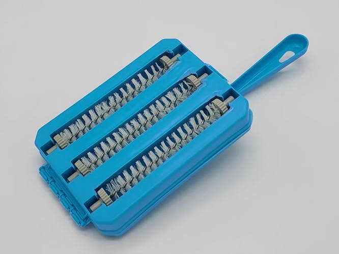 Щетка пылесос для крошек ручной механический на 3 ролика пластиковый ...