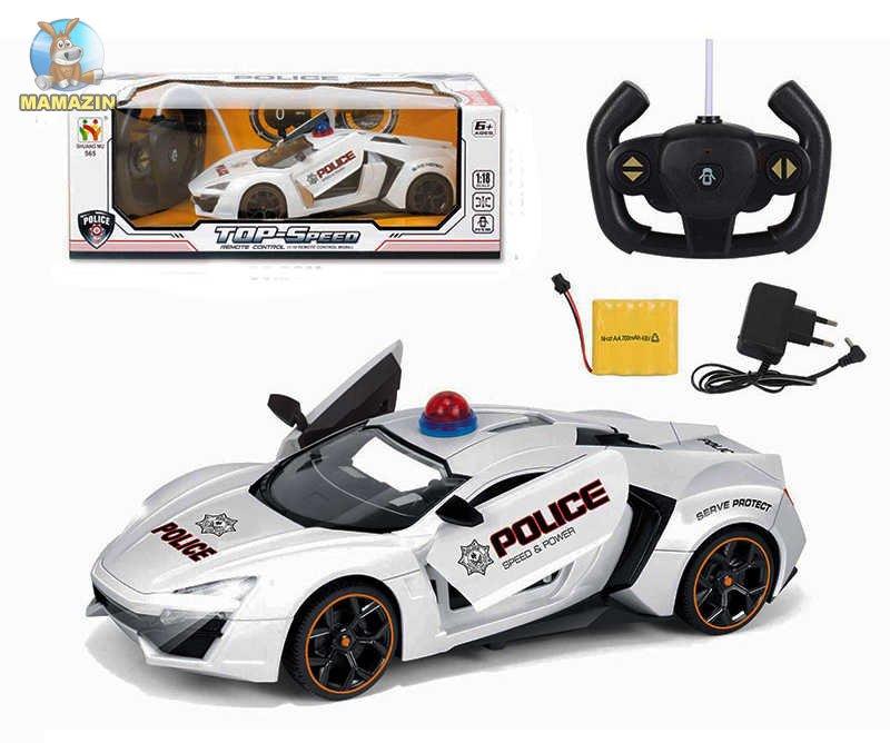 Купити Машина на пульті управління Поліція Біла (565 К2), ціна 915 грн ...