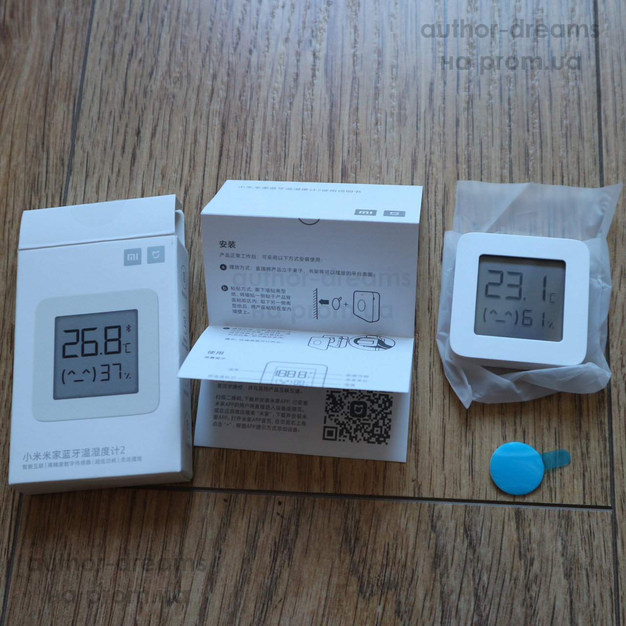 Купить Bluetooth датчик температуры и влажности термометр Xiaomi Mijia Temperature and Humidity ...