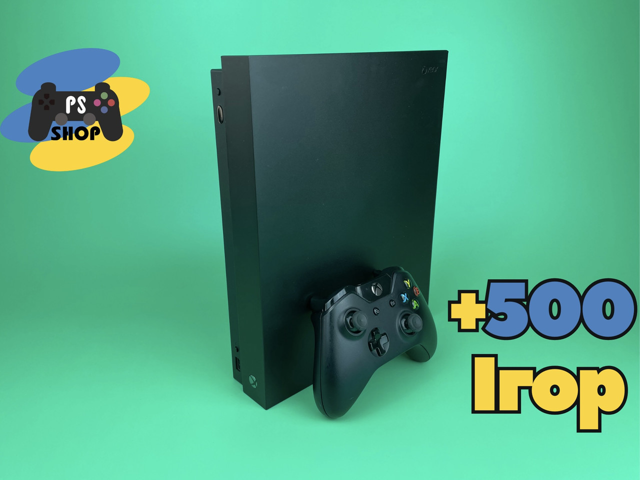 Xbox One X 1 Tb + 500 Ігор + Game Pass Ultimate, Один Джойстик ...