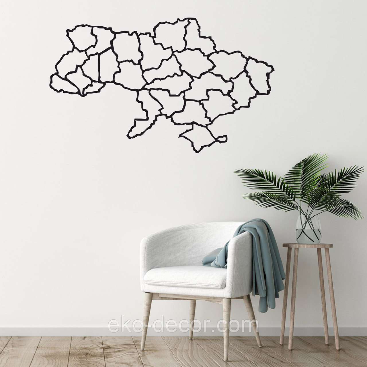 Декоративное настенное Панно «Карта Декор на стену продажа цена в Киеве Картины от Eko