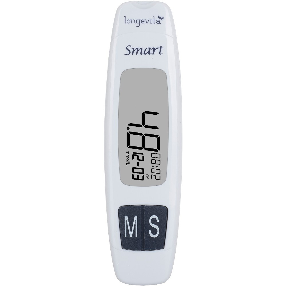 Глюкометр LONGEVITA Smart + Тест-смужки 50 Шт (1х50шт) — Купить ...