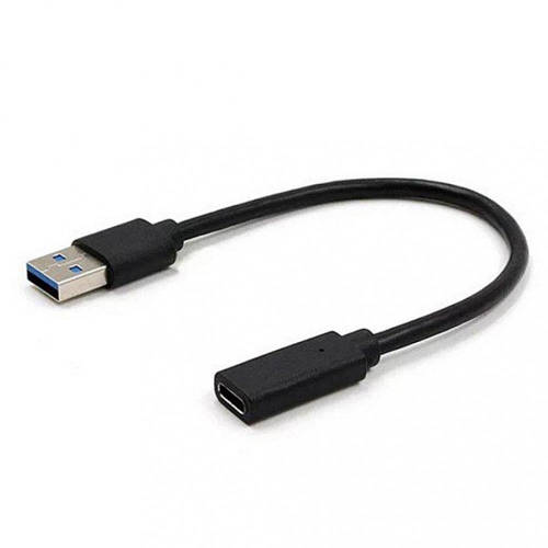Перехідник USB 3.0 > Type-C Cablexpert Black, (USB 3.0 (тато) Type-C (мама)), (A-USB3-AMCF-01 ...