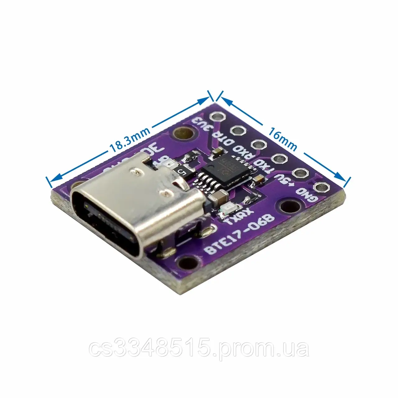 Модуль USB2.0 - UART TTL Mini перехідник на CH340E Завантажувач Pro ...