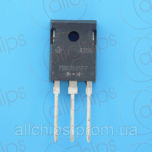 Диод Шоттки 30А 45В 2-канала Vishay MBR3045PT-E3/45 TO247AB (ID ...