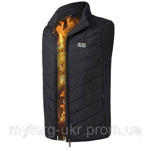 Жилетка с подогревом от PowerBank XXL Черный (ID#1793847758), цена: 761 ...