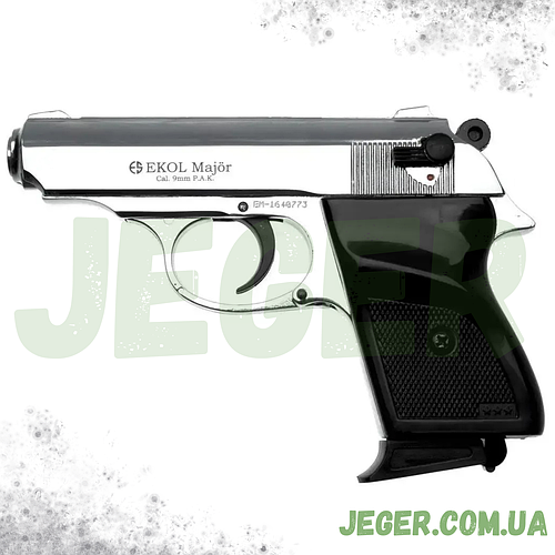 Купити Стартовий сигнальний пістолет Ekol Major Shiny Chrome 9мм ...