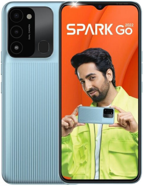 Смартфон Tecno Spark Go 2022 (KG5m) 2/32Gb NFC Dual SIM Ice Silver (UA UCRF) — Купити Недорого ...