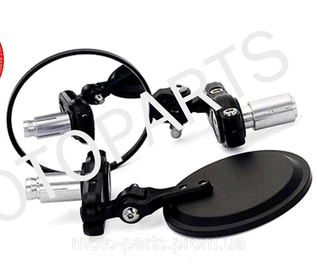 Зеркала в Руль Мотоцикла (металл D-80mm, Внутр D- 22mm) DVK — Купить ...