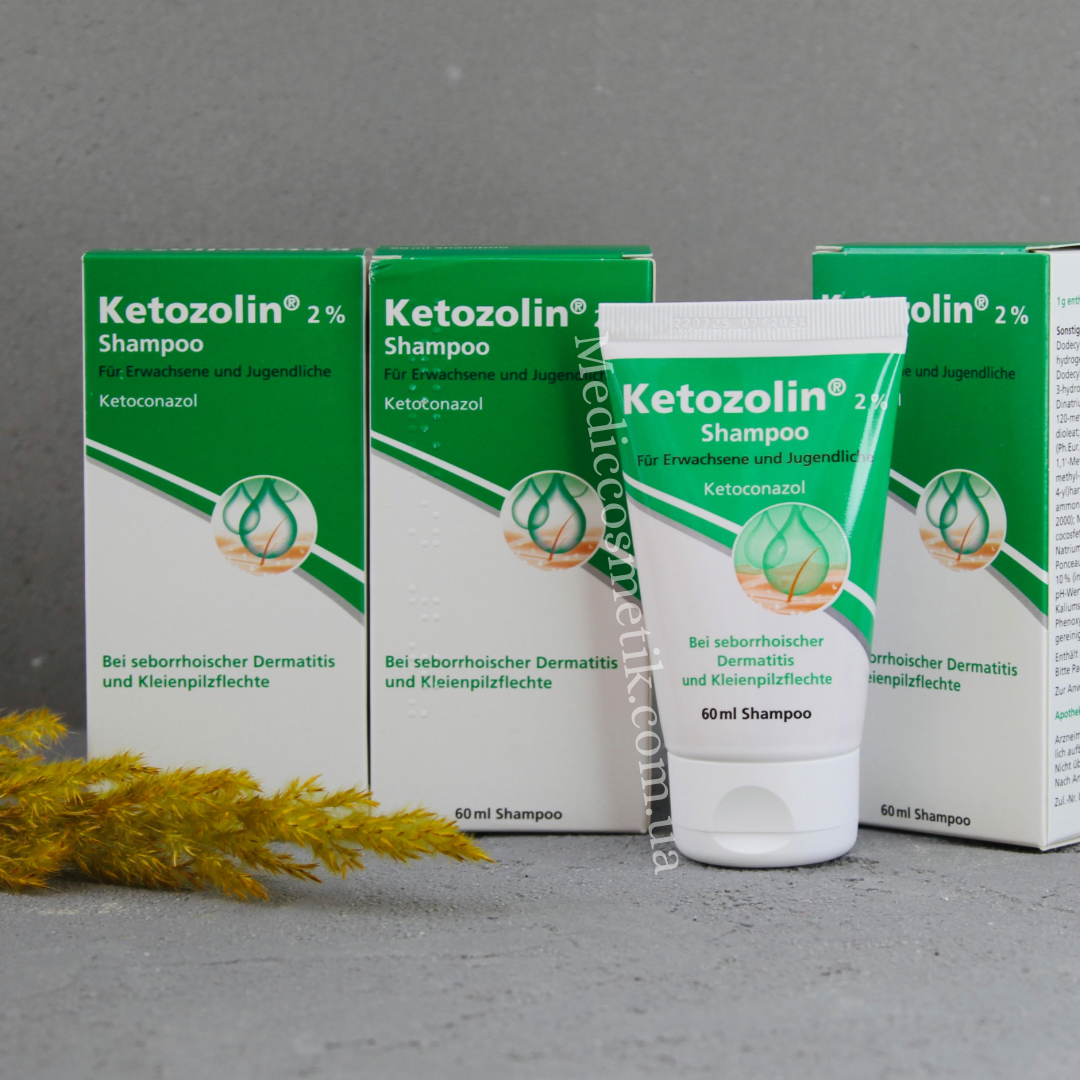 Ketozolin (Кетозолин) - шампунь против перхоти 60 мл Германия, цена ...