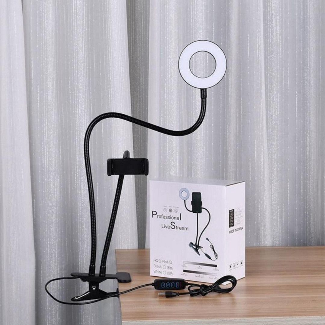 Лампа тик ток, Кольцевая лампа лед, Led selfie штатив, Лед лампа для ...