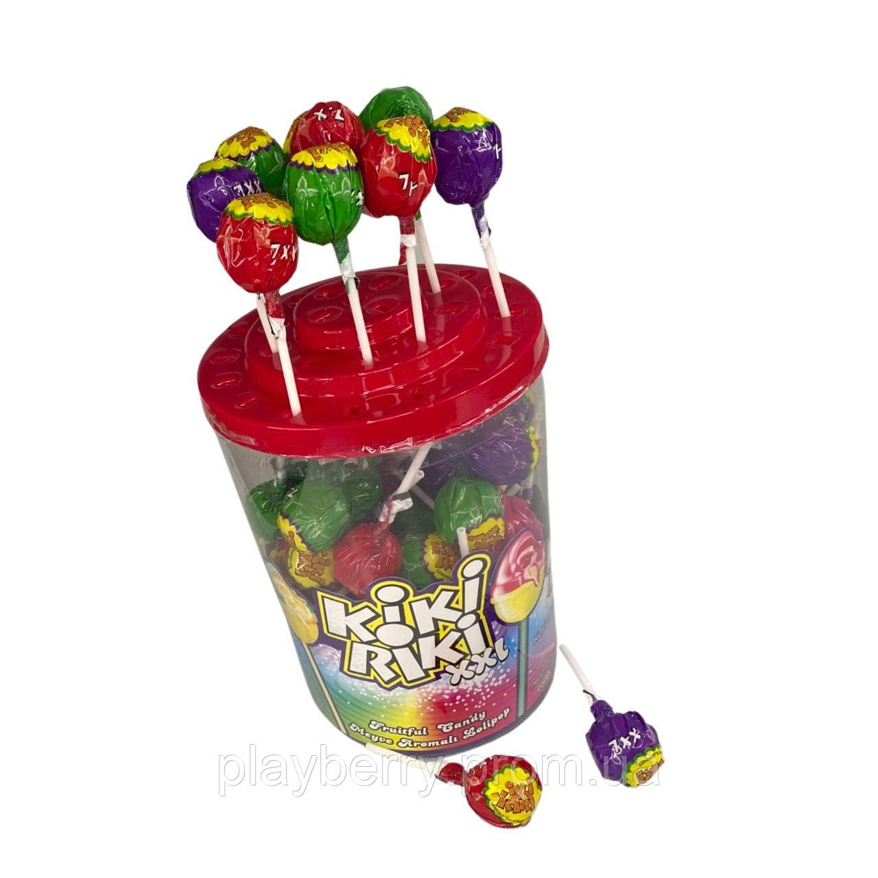 Купить Упаковка льодяників на паличці "KIKI RIKI XXL" асорті 80шт.х ...