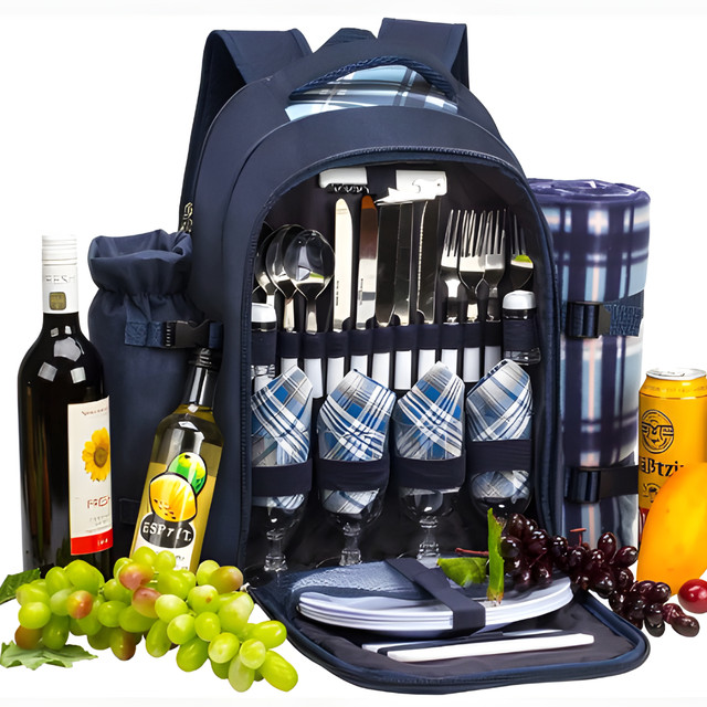 Купити Рюкзак кемпінг для пікніка, Комплект посуду для пікніка ...