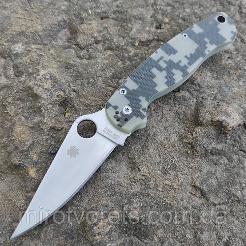 Spyderco Para-Military 2 піксель, china, +paracord (ID#556179278), цена ...