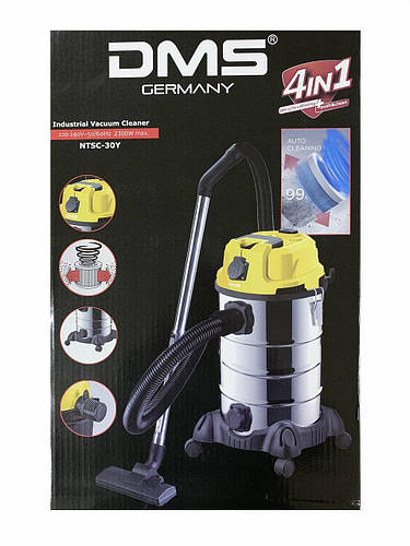 Купити Пилосос 4в1 DMS NTSC-30 Yellow з розеткою 220 Вт на корпусі ...