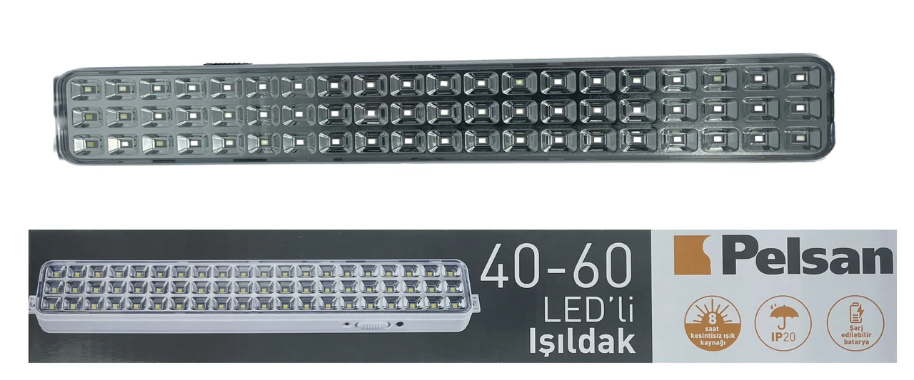 Купити Ліхтар світлодіодний Pelsan 60 LED акумуляторний аварійного ...