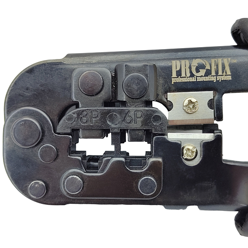 Купить Обжимка для RJ-45 ProFix HT-5684 6p4c 8p8c с трещеткой, цена 312 ...